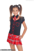 Media Mynx Cynthia 2652 Cute Costume Set (78) - Black Vest Red Plaid ...