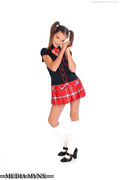 Media Mynx Cynthia 2652 Cute Costume Set (78) - Black Vest Red Plaid ...