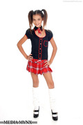 Media Mynx Cynthia 2652 Cute Costume Set (78) - Black Vest Red Plaid ...