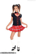 Media Mynx Cynthia 2652 Cute Costume Set (78) - Black Vest Red Plaid ...