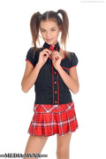 Media Mynx Cynthia 2652 Cute Costume Set (78) - Black Vest Red Plaid ...