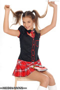 Media Mynx Cynthia 2652 Cute Costume Set (78) - Black Vest Red Plaid ...